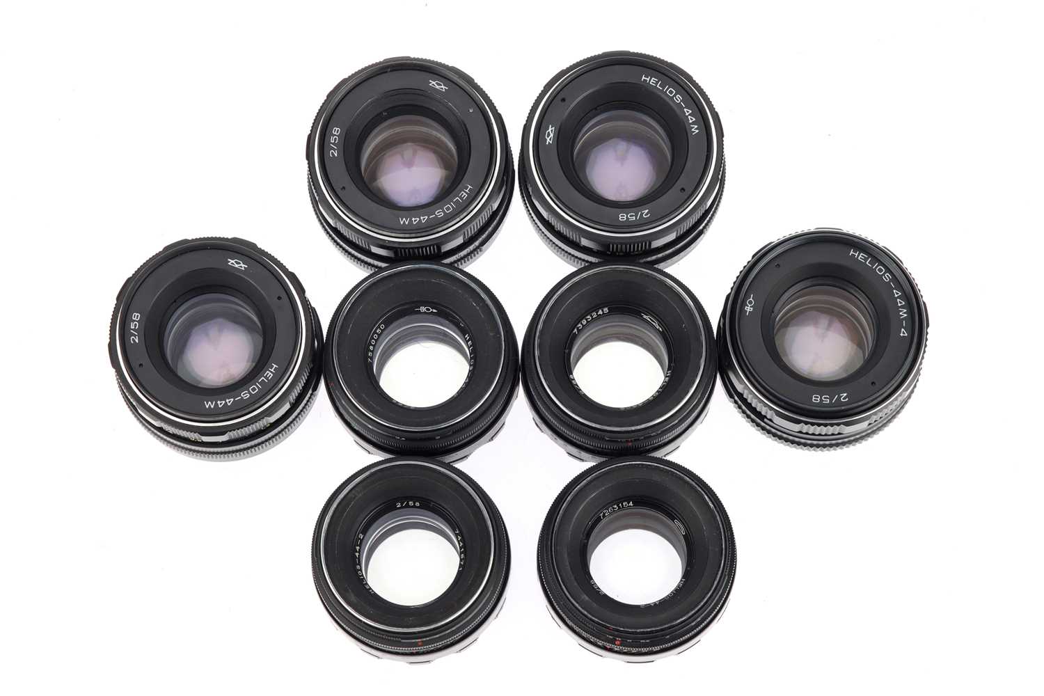 Lot 274 - A Selection of Soviet-Made Lenses from the