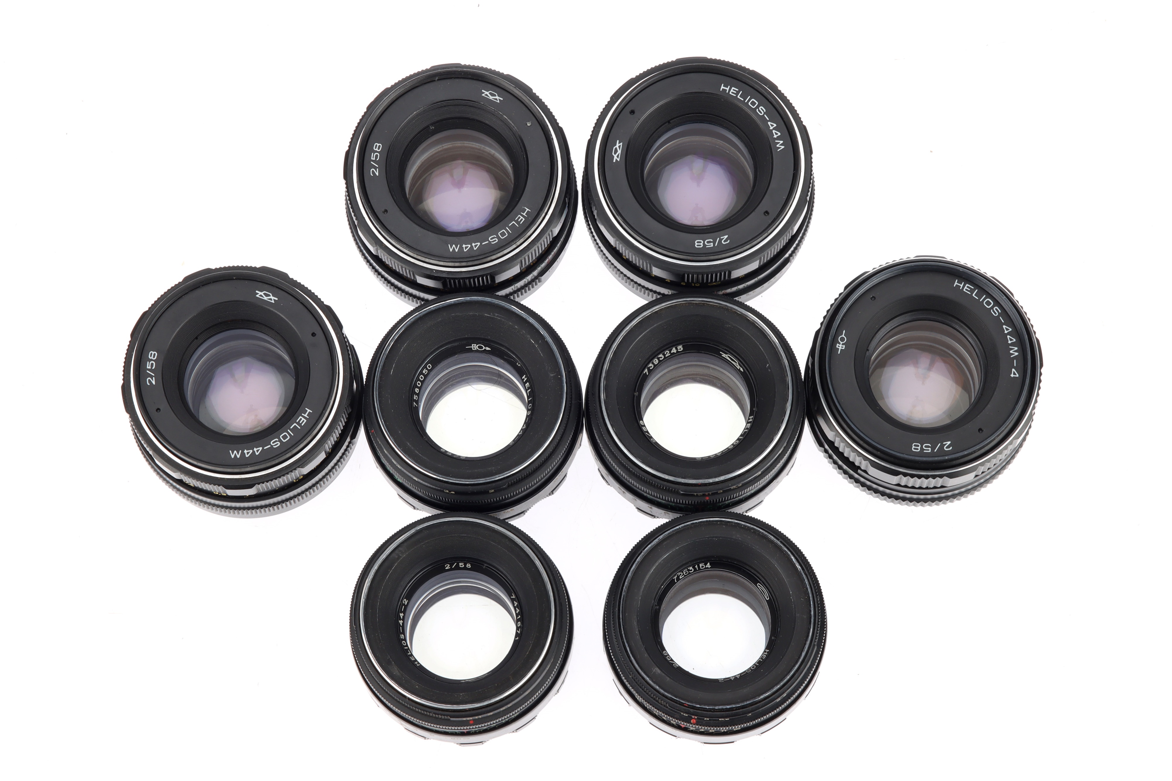 Lot 274 - A Selection of Soviet-Made Lenses from the