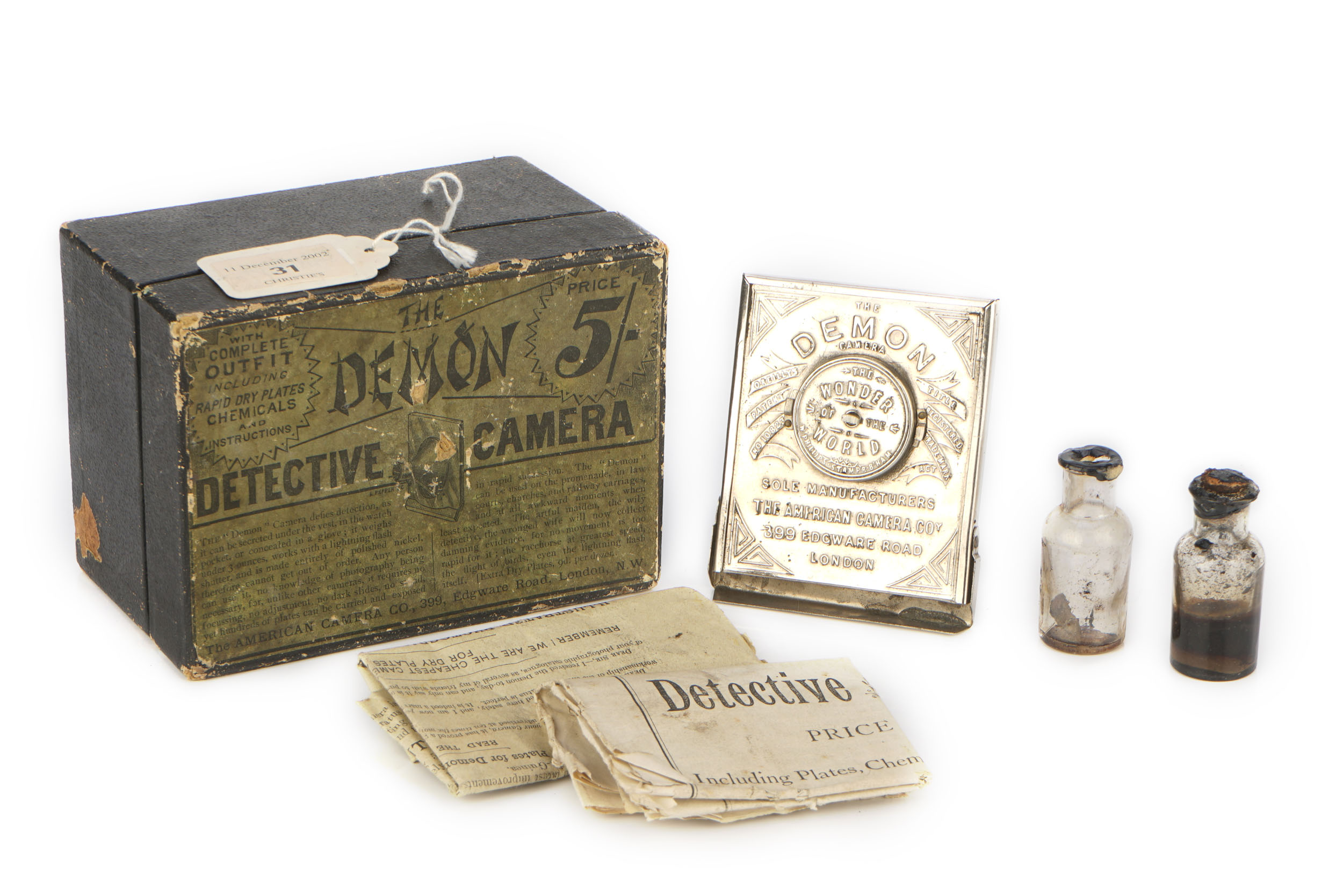 Lot 166 - An American Camera Co. Demon Detective