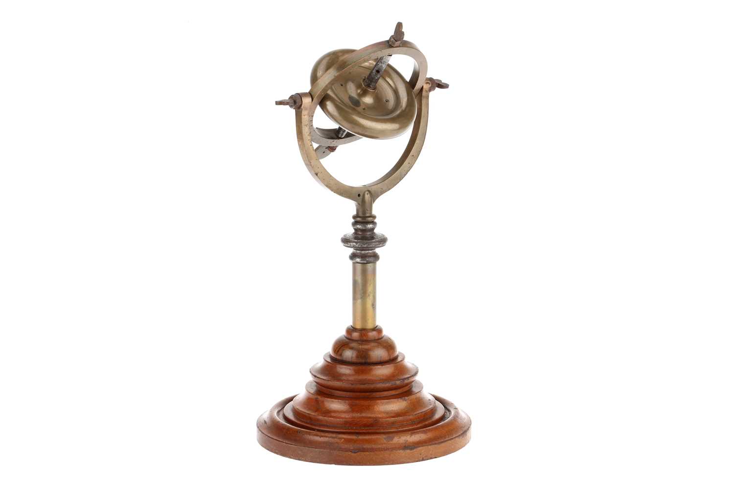 Lot 98 - A Brass Gyroscope,