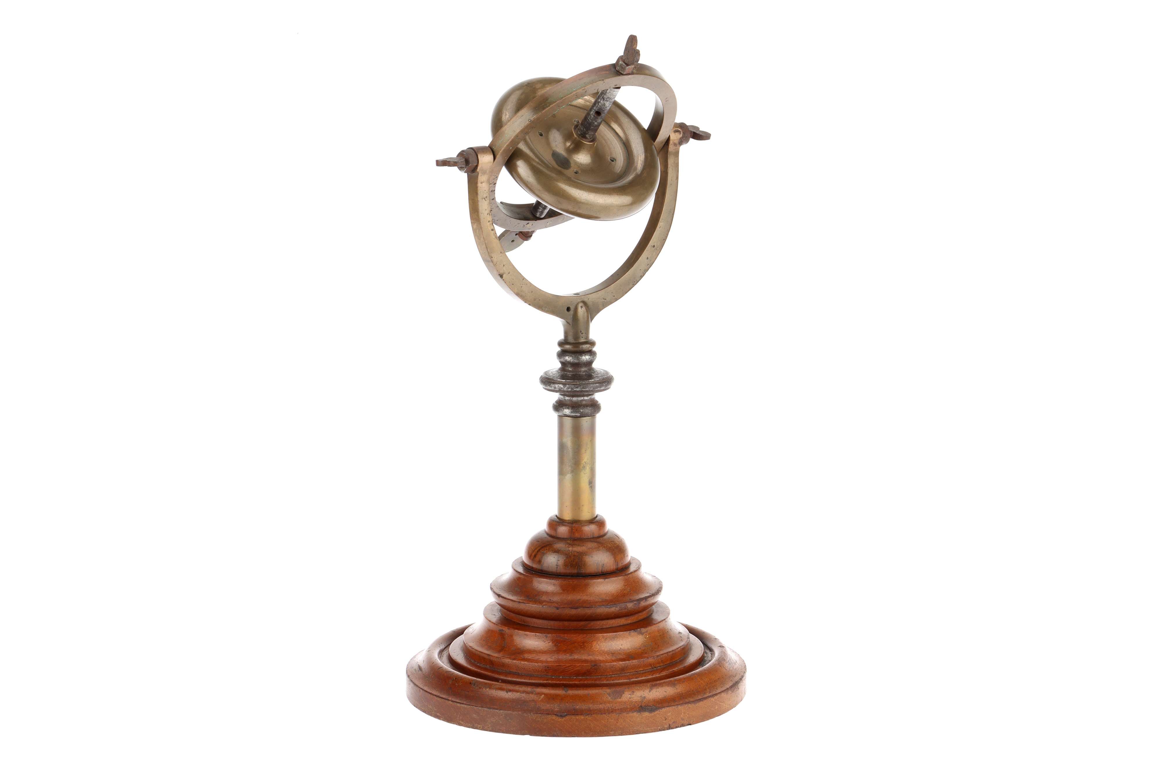 Lot 98 - A Brass Gyroscope,