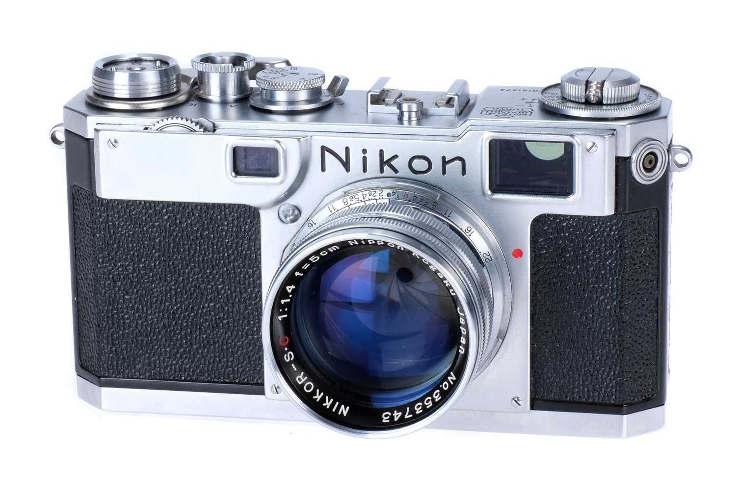 Lot 160 - A Nikon S2 Rangefinder Camera,