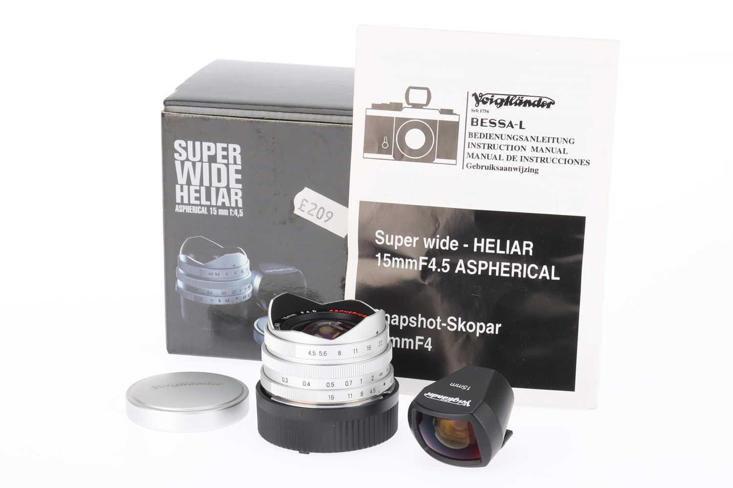 Lot 663 - A Voigtlander Super-Wide Heliar Aspherical