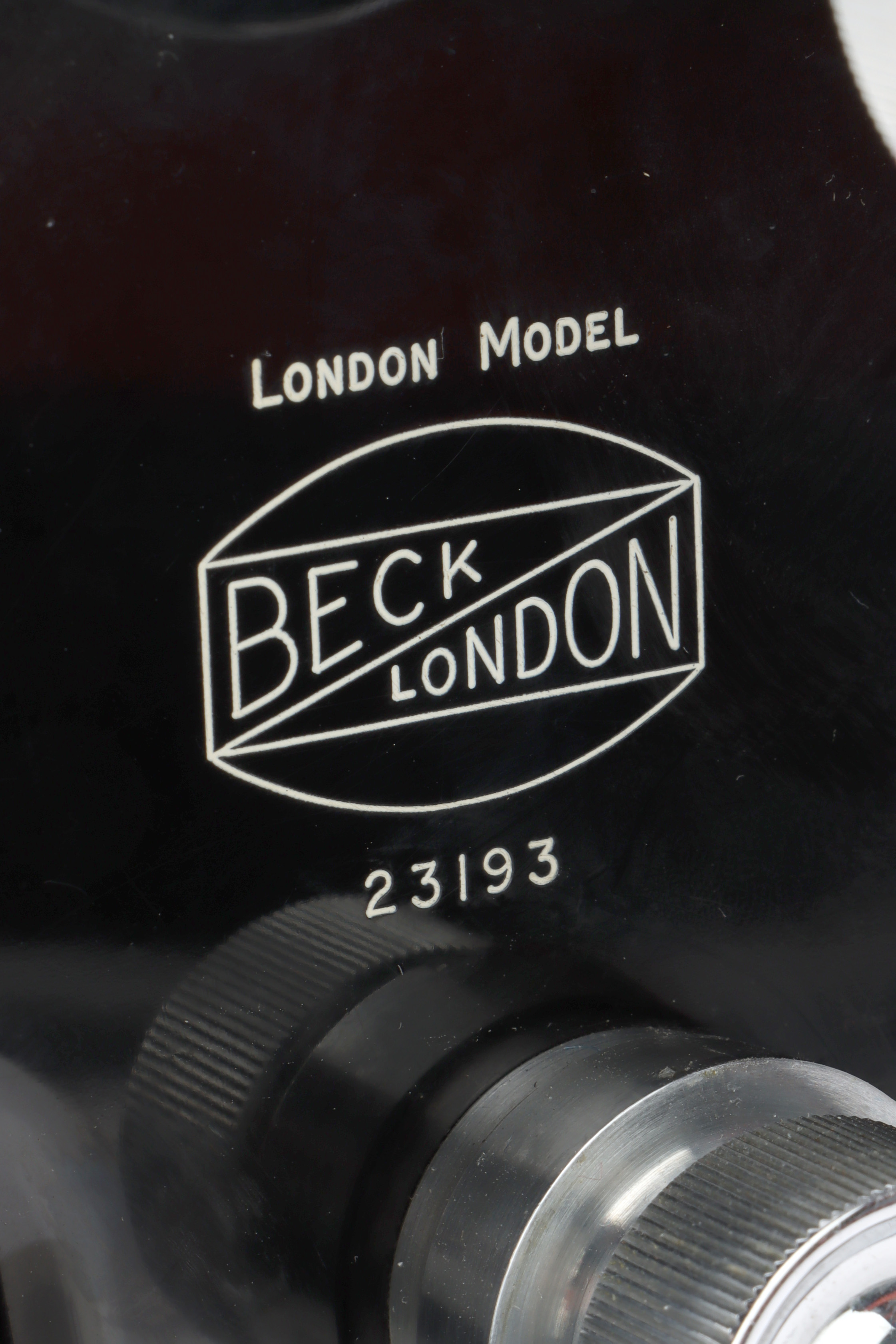 Lot 128 - Classic Microscopy, A Beck London Model,