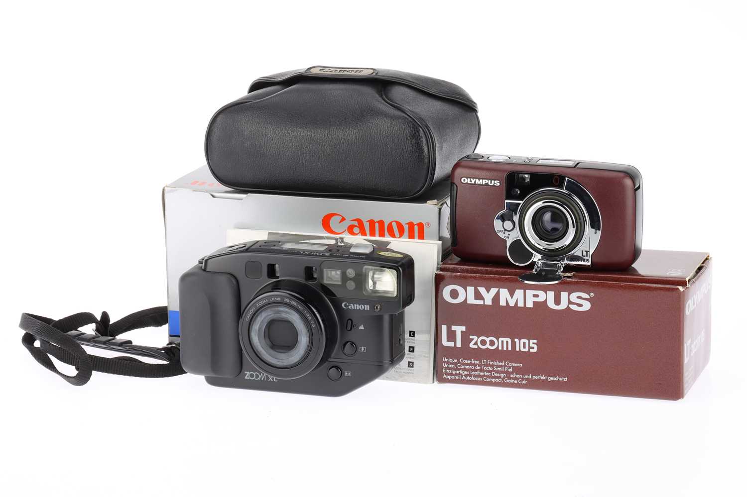 Lot 220 - A Pair of 35mm Automatic Zoom Compact