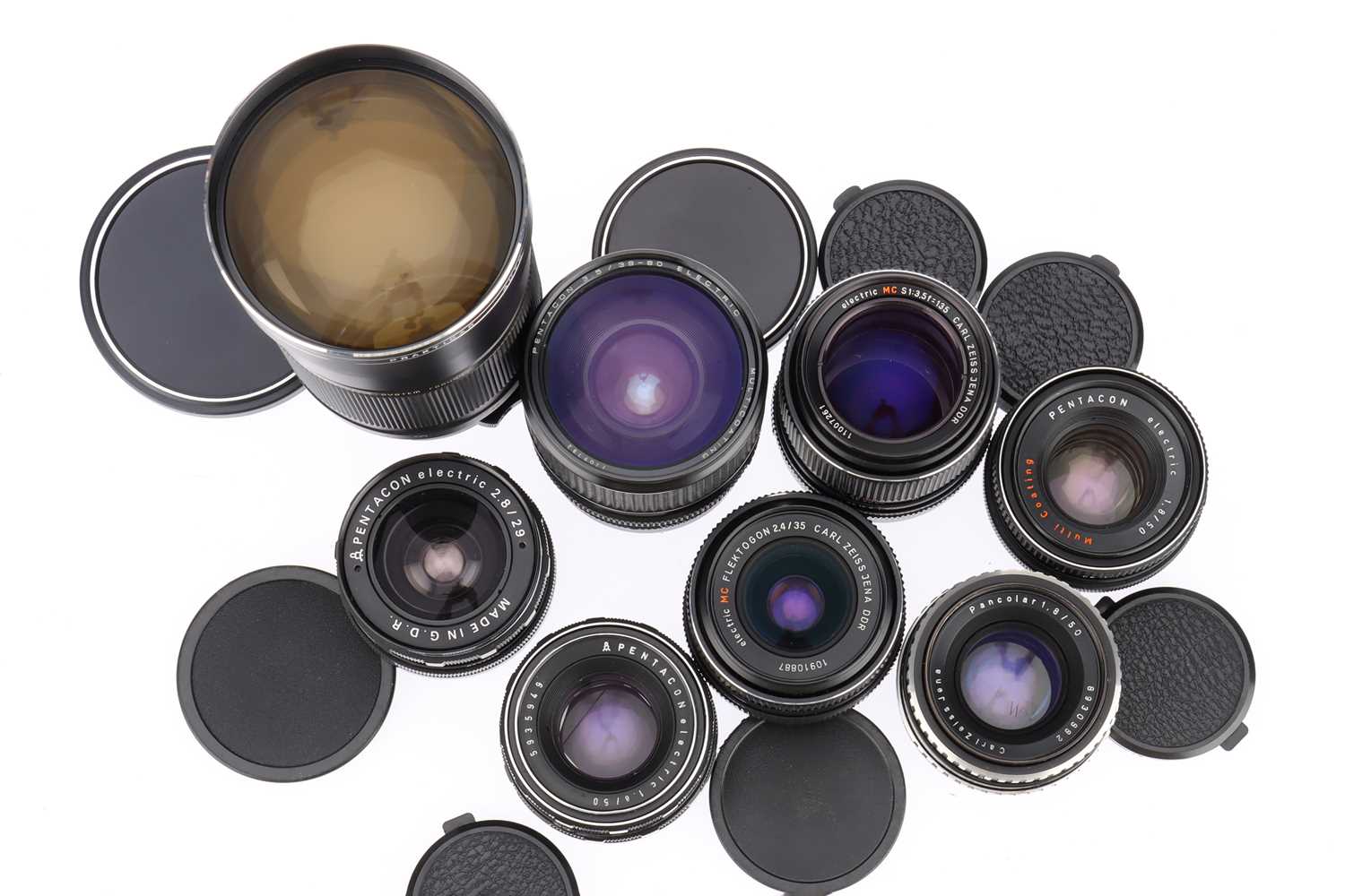 Lot 582 - A Selection of Praktica Compatible M42