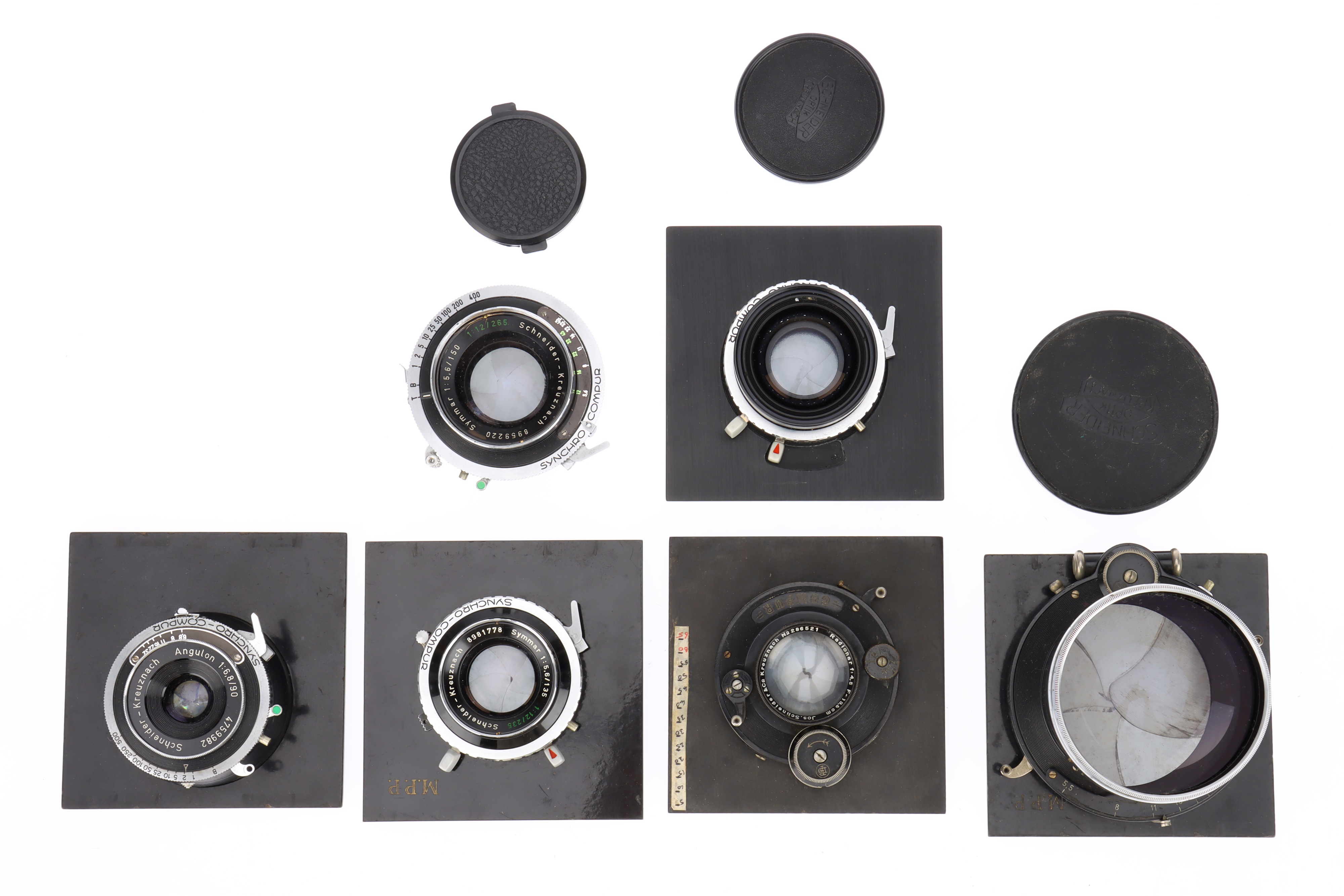 Lot 581 A Group Of Schneider Kreuznach Large Format