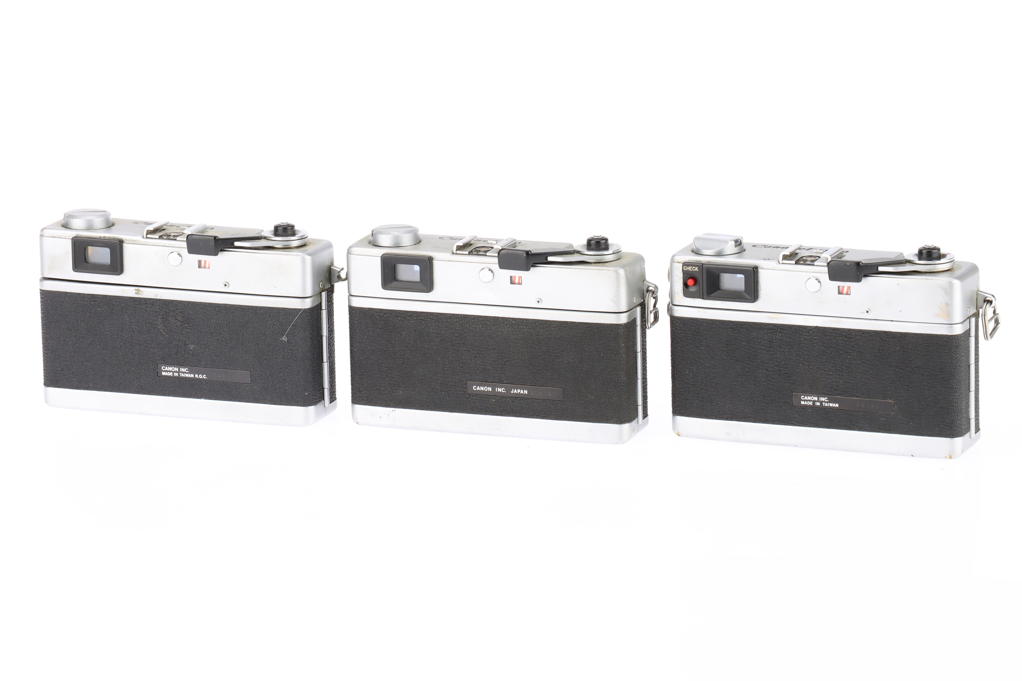 Lot 337 - A Group of Canon Canonet 35mm Rangefinder