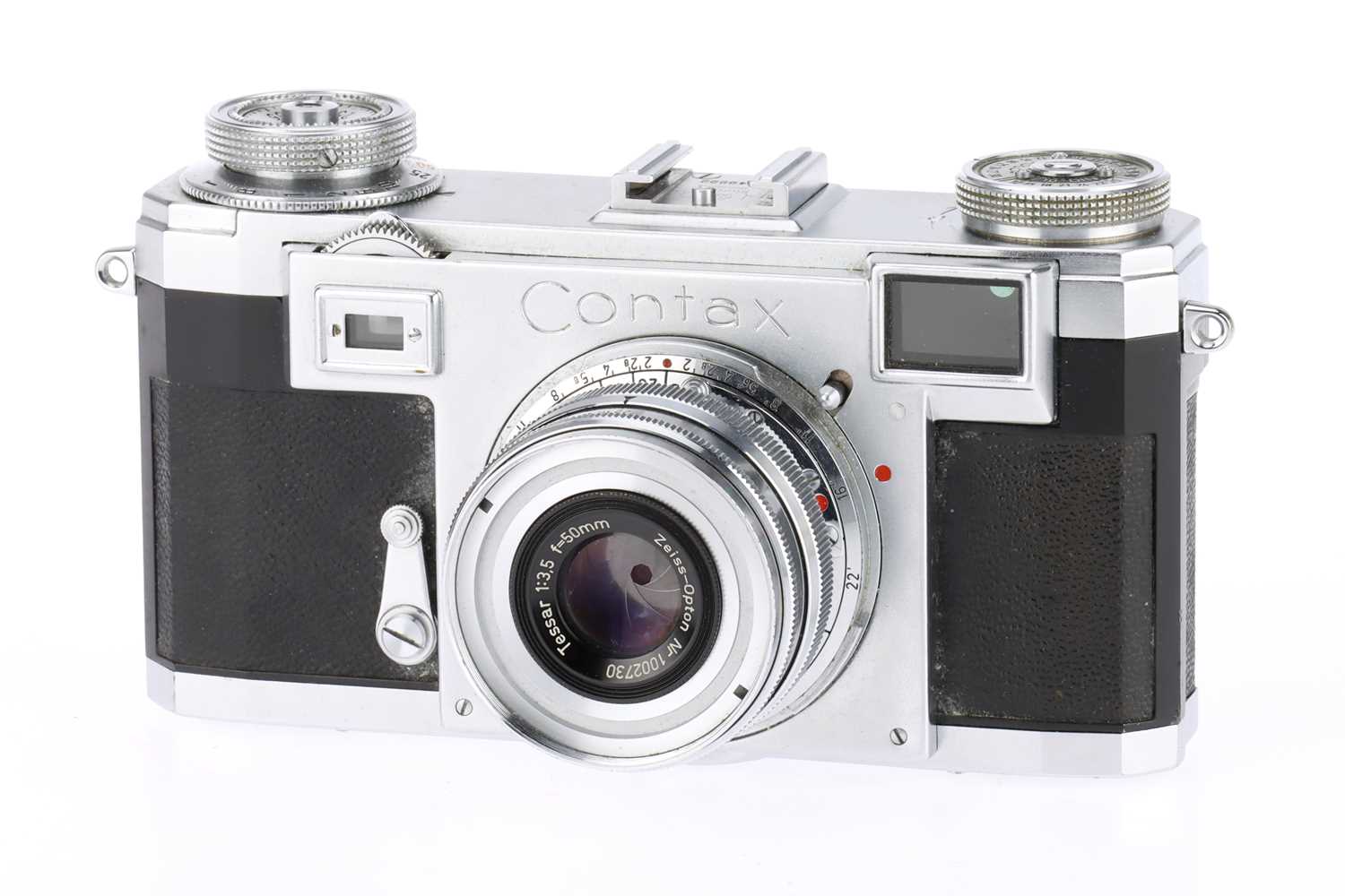 Lot 112 - A Zeiss Ikon Contax IIa Rangefinder Camera,