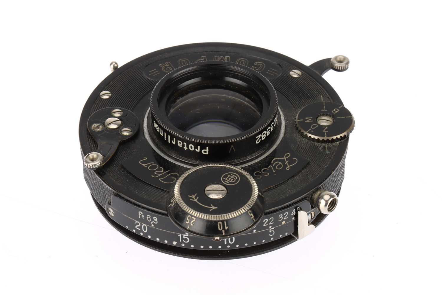 Lot 733 - A Carl Zeiss Jena Protarlinse Doppelprotar