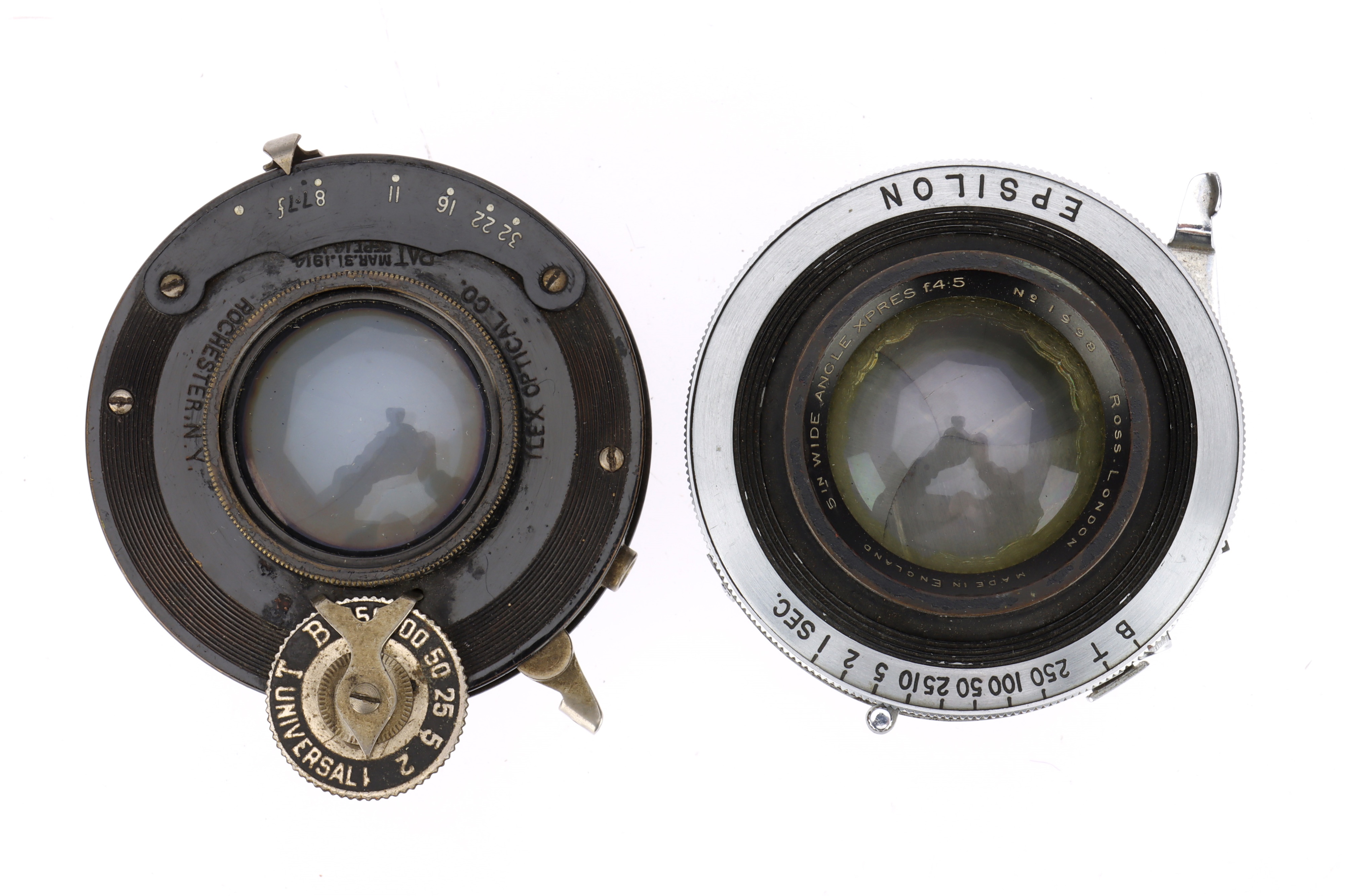 Lot 682 - A Pair of Ross Large format Lenses and