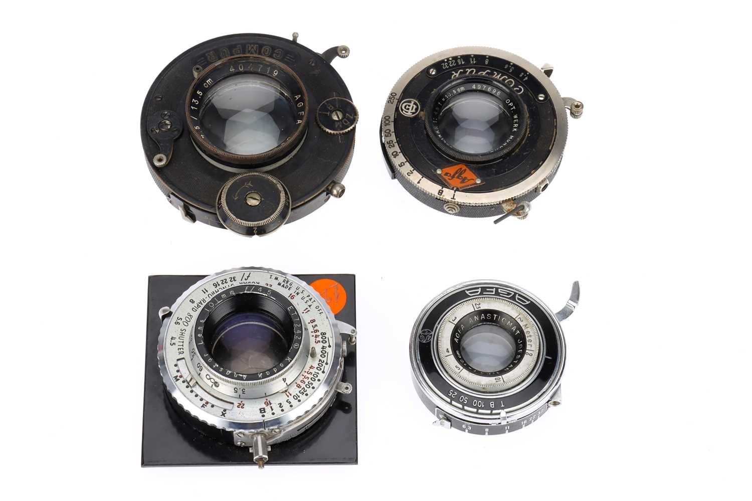 Lot 692 - A Selection of Large Format Lenses and