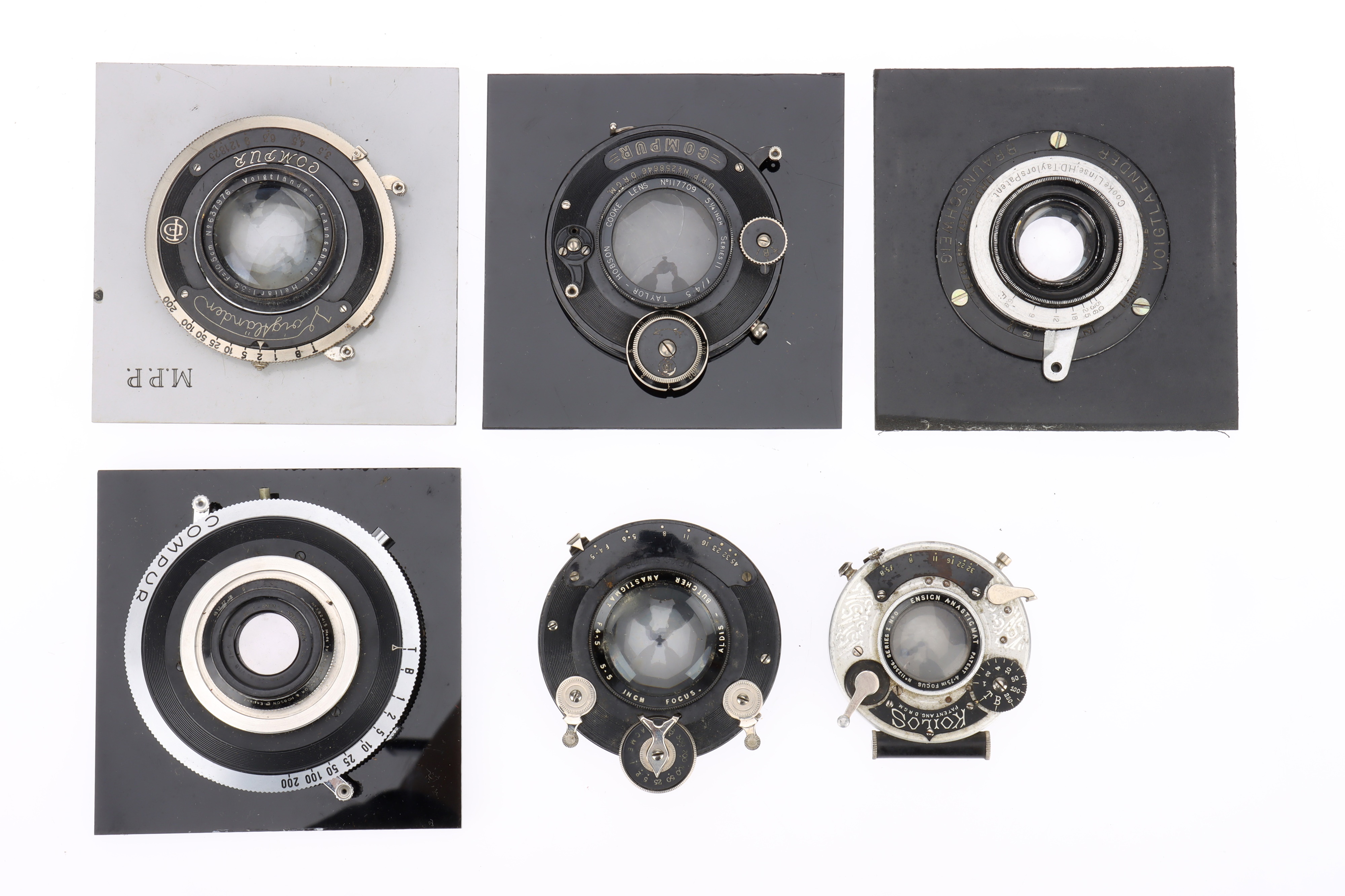 Lot 698 - A Selection of Large Format Lenses