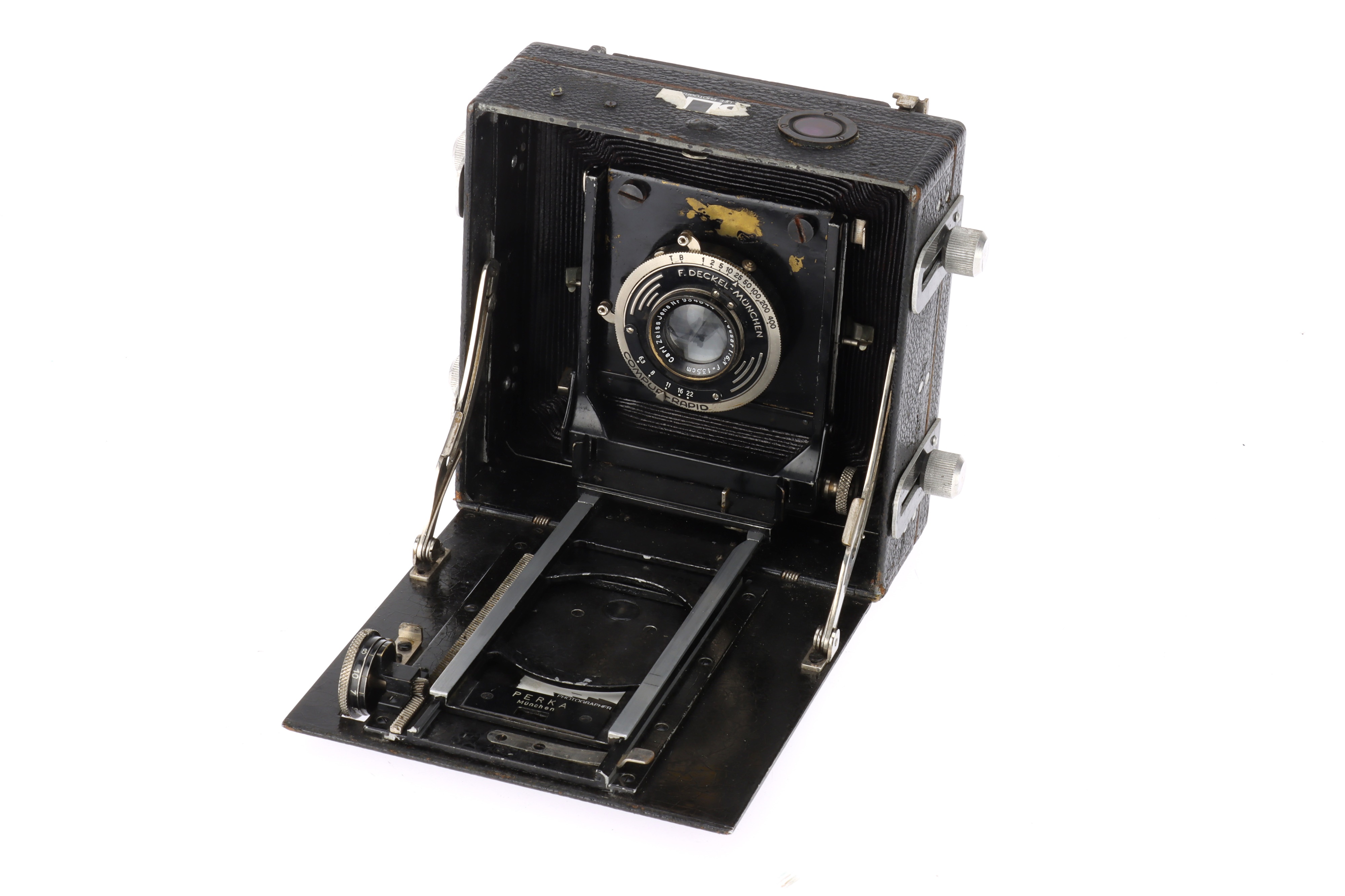 Lot 424 - A Perka Trio Plate Film Camera