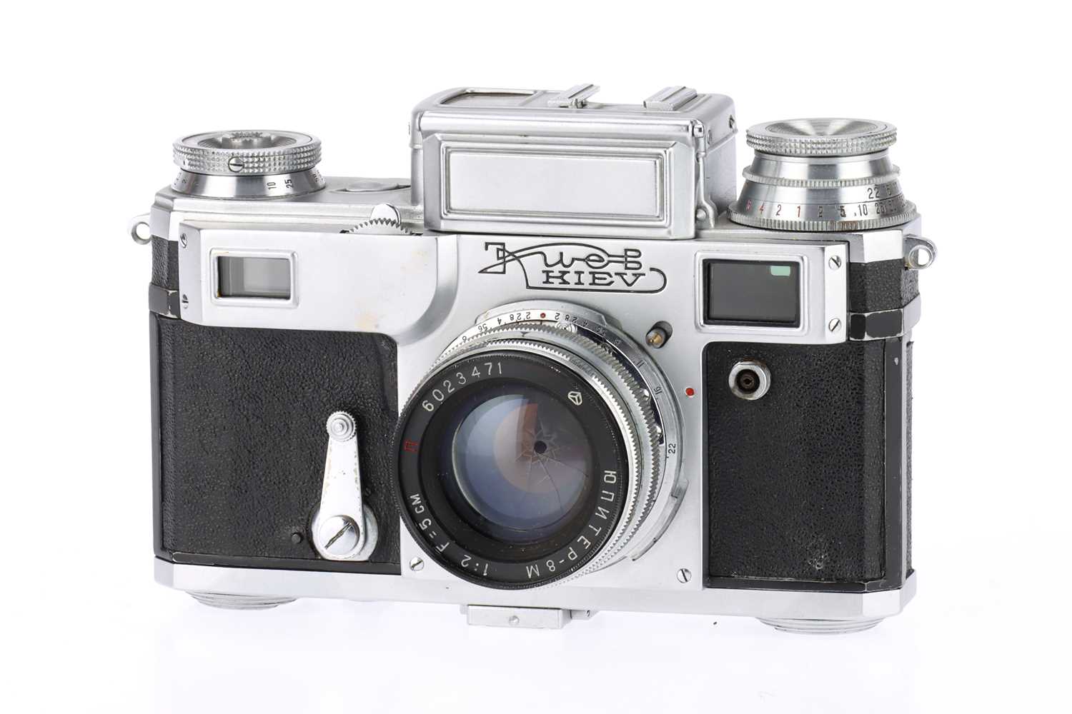 Lot 62 - A Kiev IIIa Rangefinder Camera,