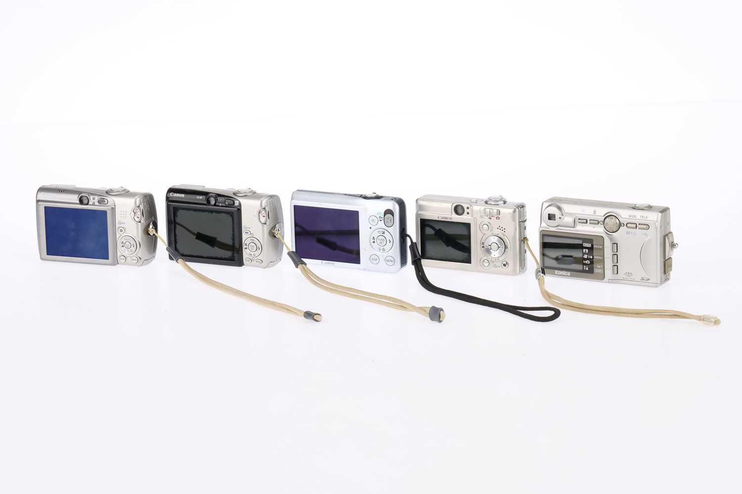 Lot 478 - A Selection of Digital Ultra Compact Cameras,