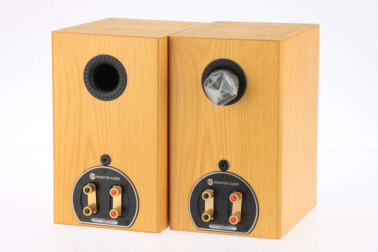 Lot 1366 - A Pair of Monitor Audio Silver RX1 Speakers,
