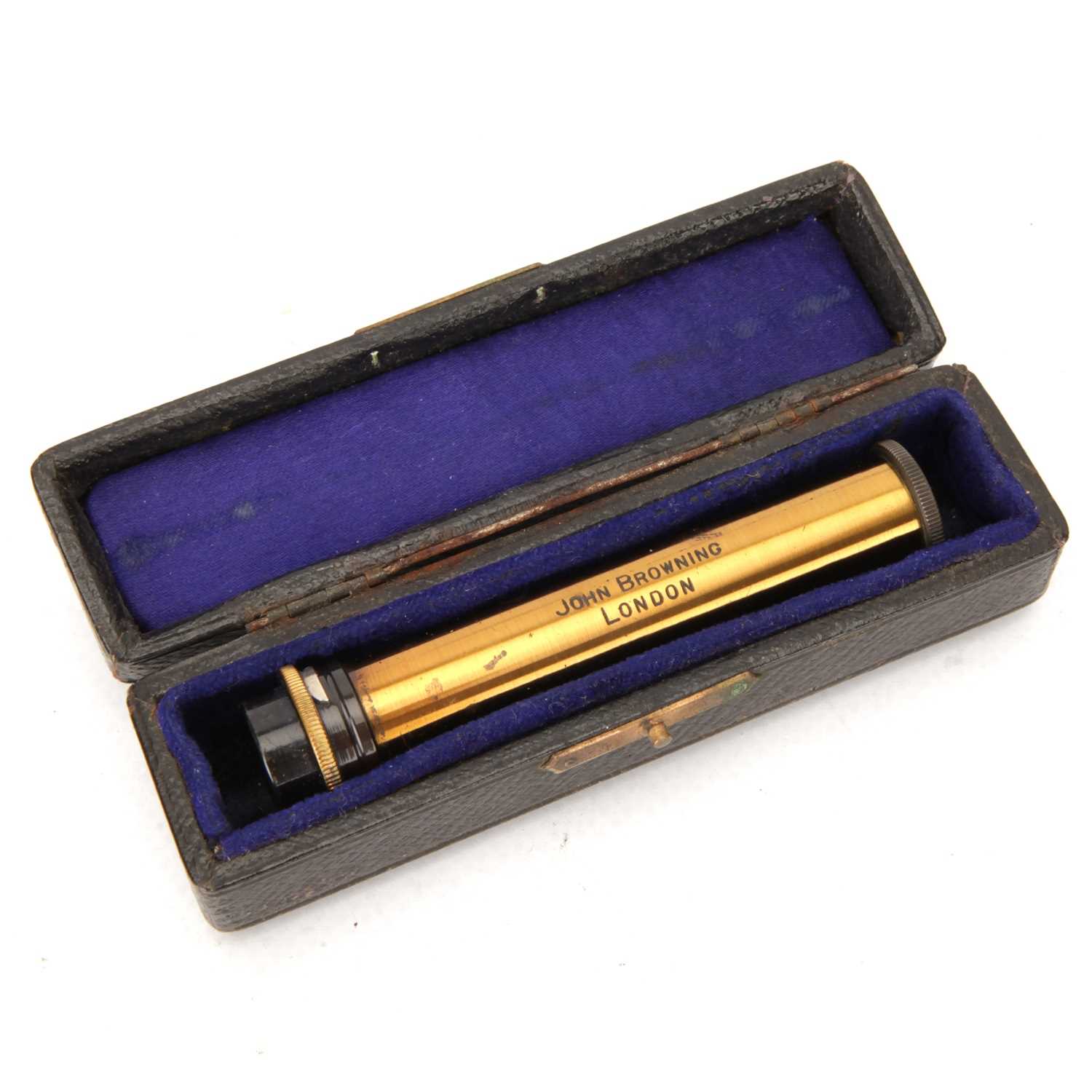 Lot 123 - A Browning Direct Vision Spectroscope,