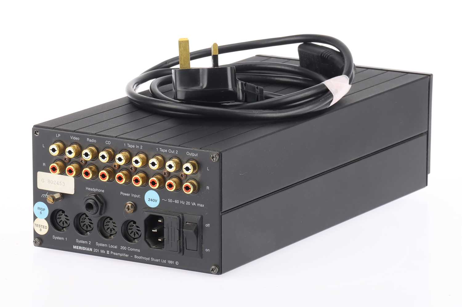 Lot 1313 - A Boothroyd-Stuart Meridian 201 Control Pre-