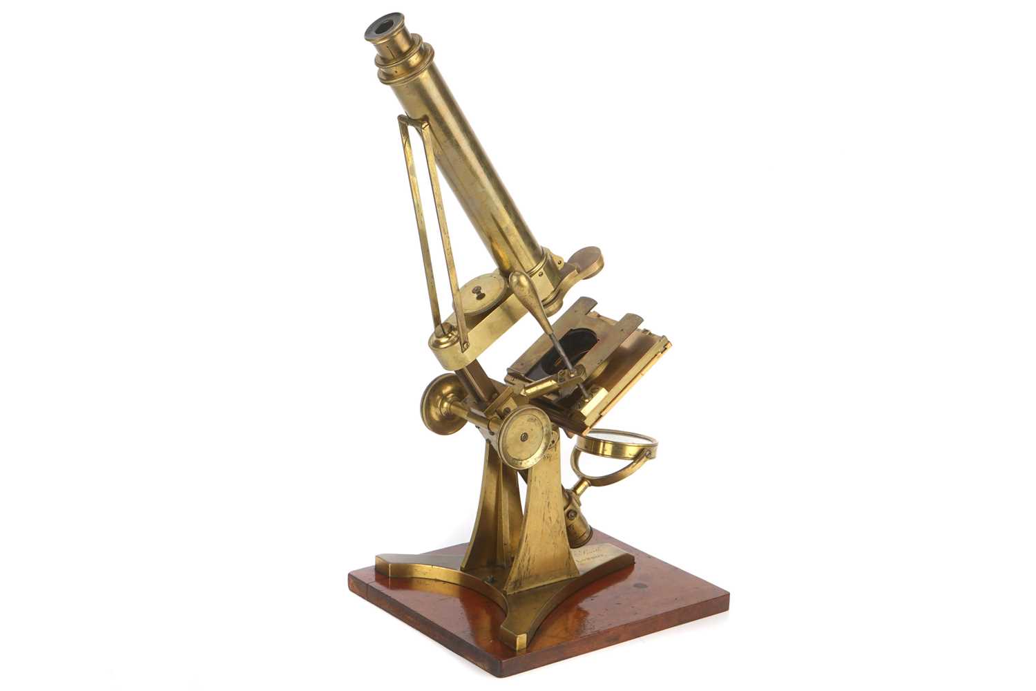 Lot 315 - An Early James Smith Microscope,