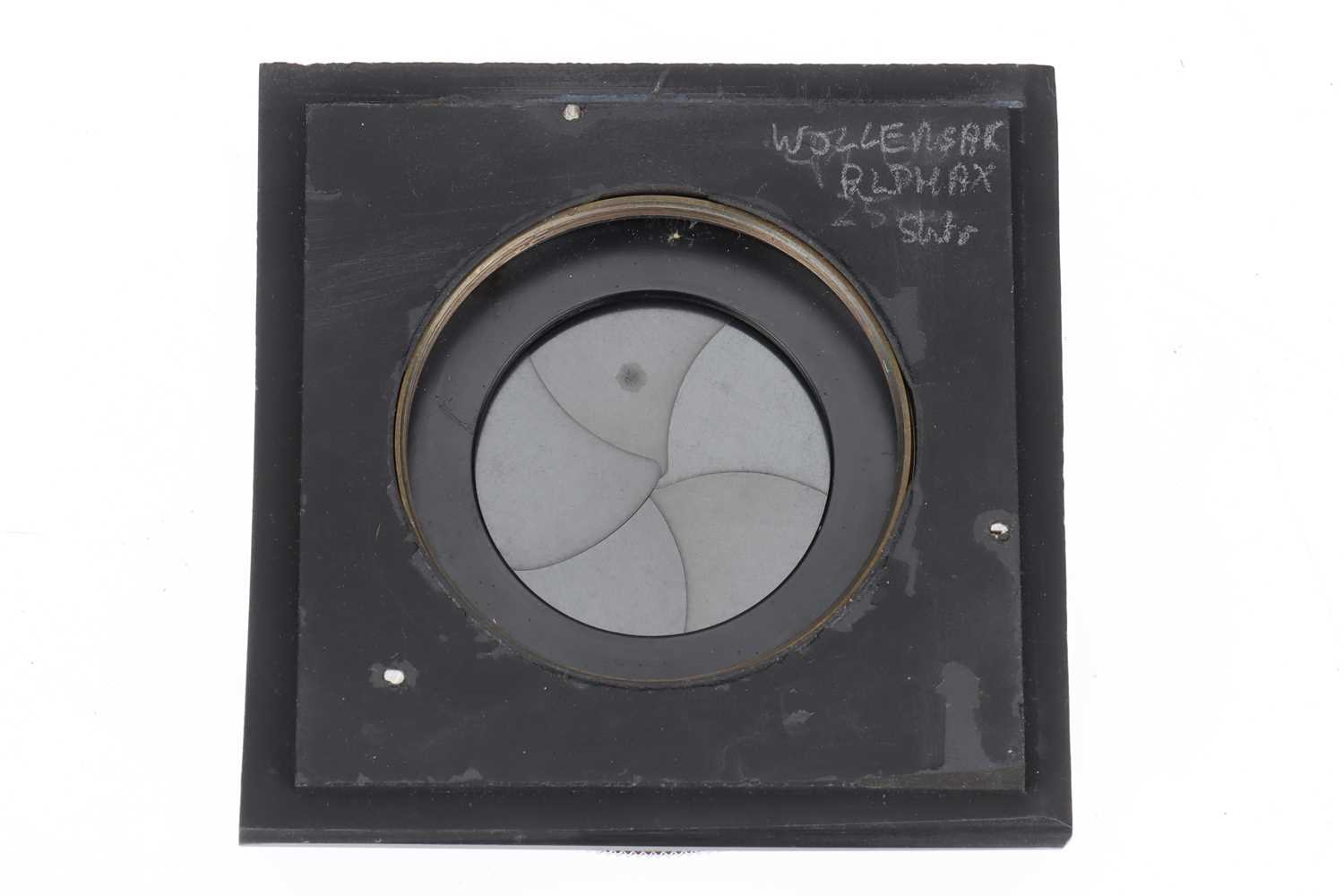 Lot 391 - A Wollensak Alphax Shutter,