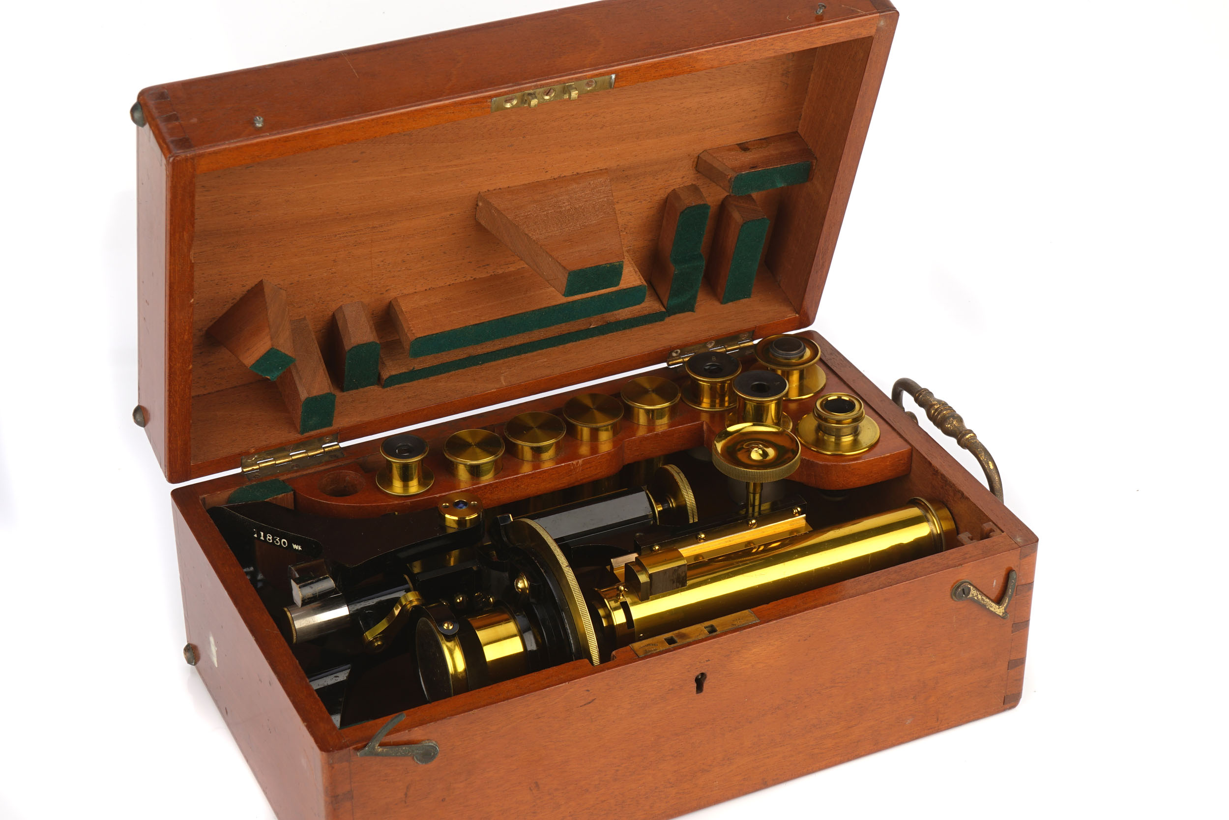 Lot 318 - A Swift Student Petrological Microscope,