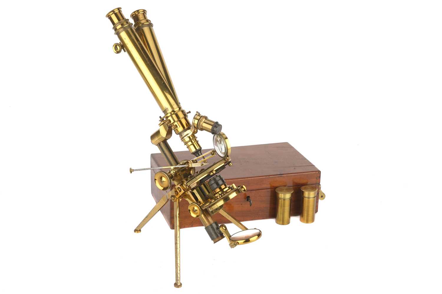 Lot 320 - A Rare Swift Folding Portable Microscope,