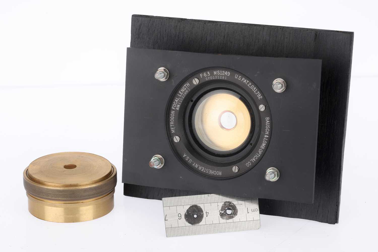 Lot 184 - A Bausch & Lomb Metrocon f/6.3 6 inch Lens