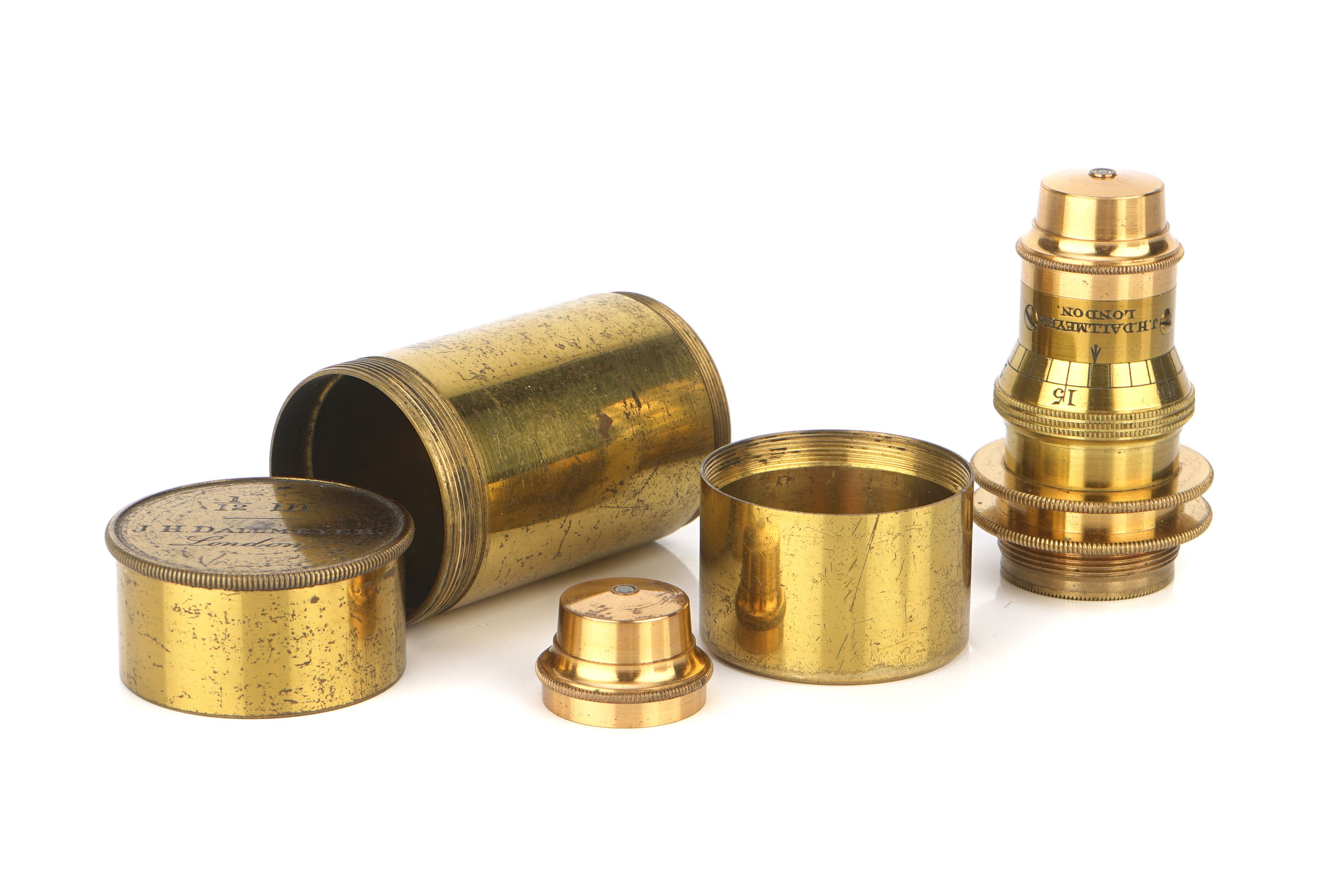 Lot 335 - A J. H. Dallmeyer 1/12inch Microscope