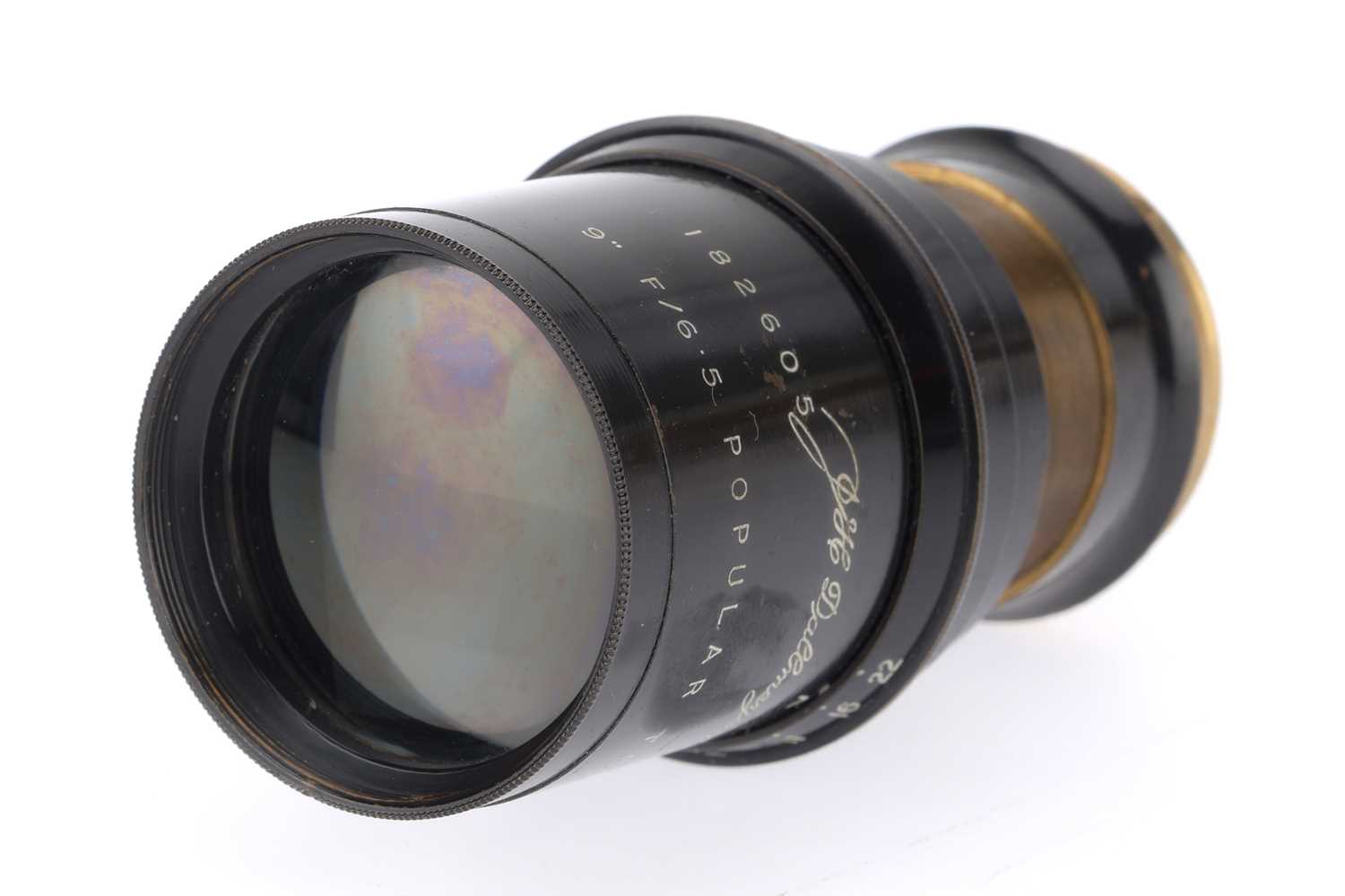Lot 433 - A Dallmeyer f/6.5 9 inch Popular Telephoto