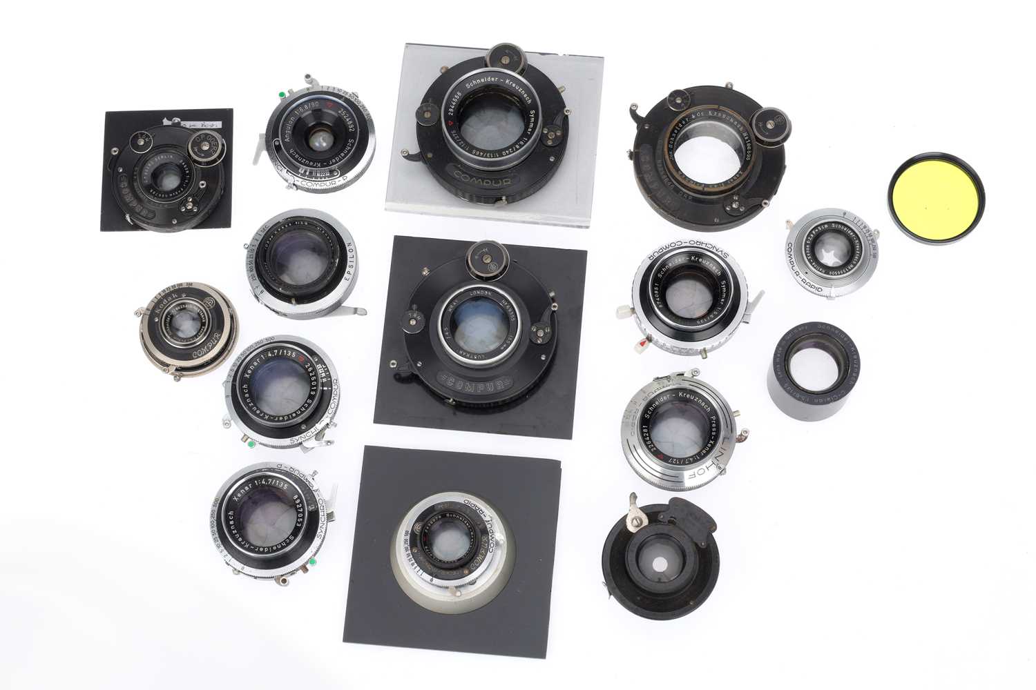 Lot 332 - A Selection of Large Format Lenses and