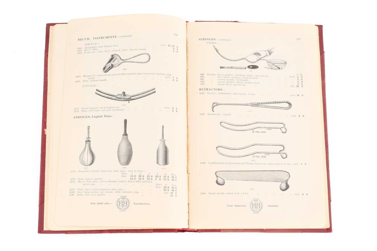 Lot 334 - Catalogues of Surgical Instruments,