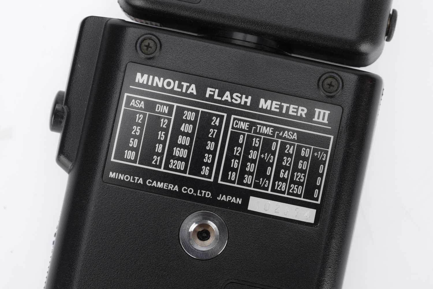 Lot 622 - A Minolta Flash Meter III,