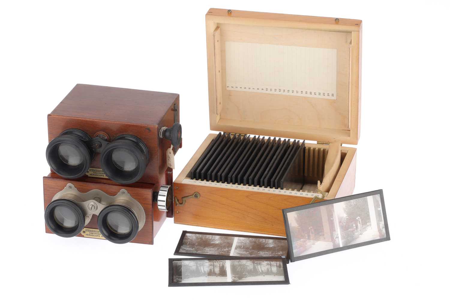 Lot 693 - A Pair of Stereoscope Viewers by Verascope