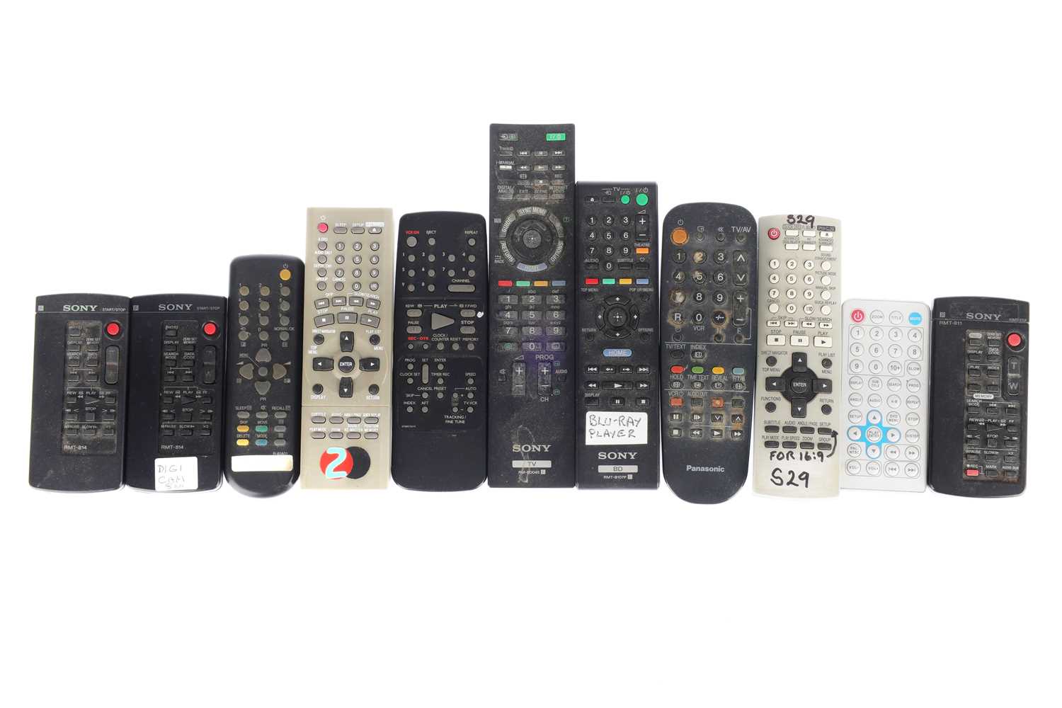 Lot 543 - A Mixed Selection of Remote Controllers,
