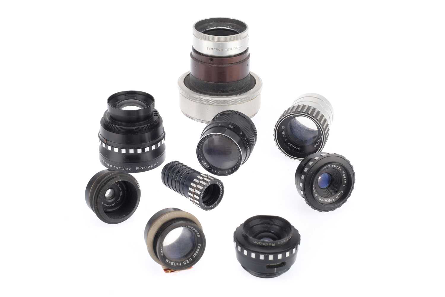 Lot 360 - A Group of Enlarger and Projection Lenses,