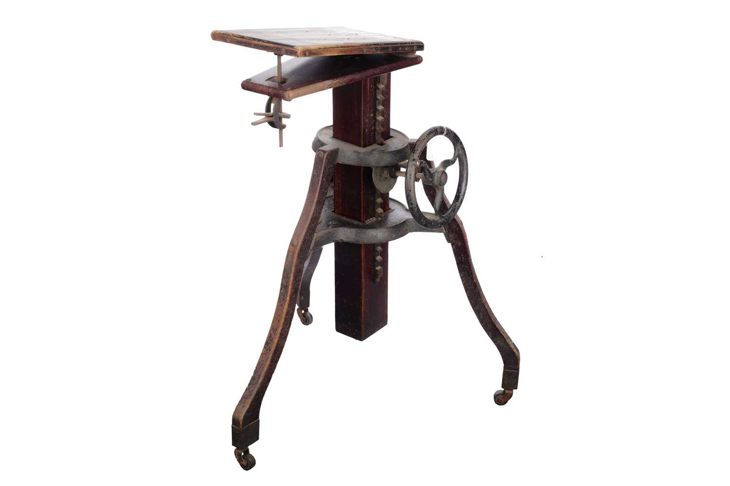 Lot 522 - Large Victorian Studio Tripod,