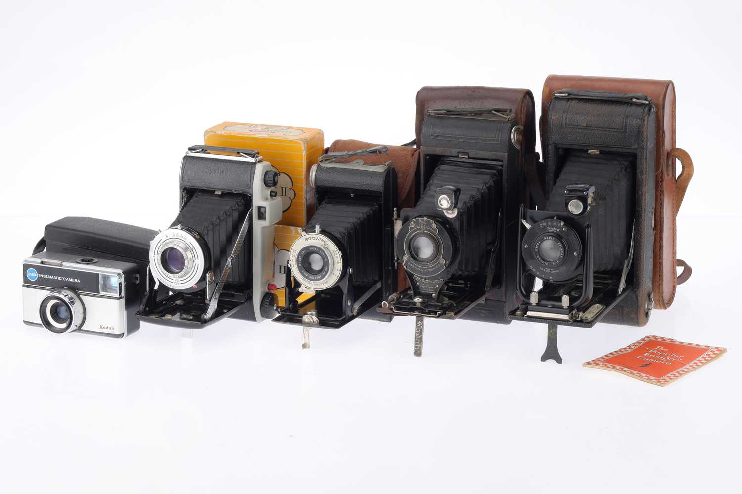 Lot 188 - A Selection of Folding Film Cameras,