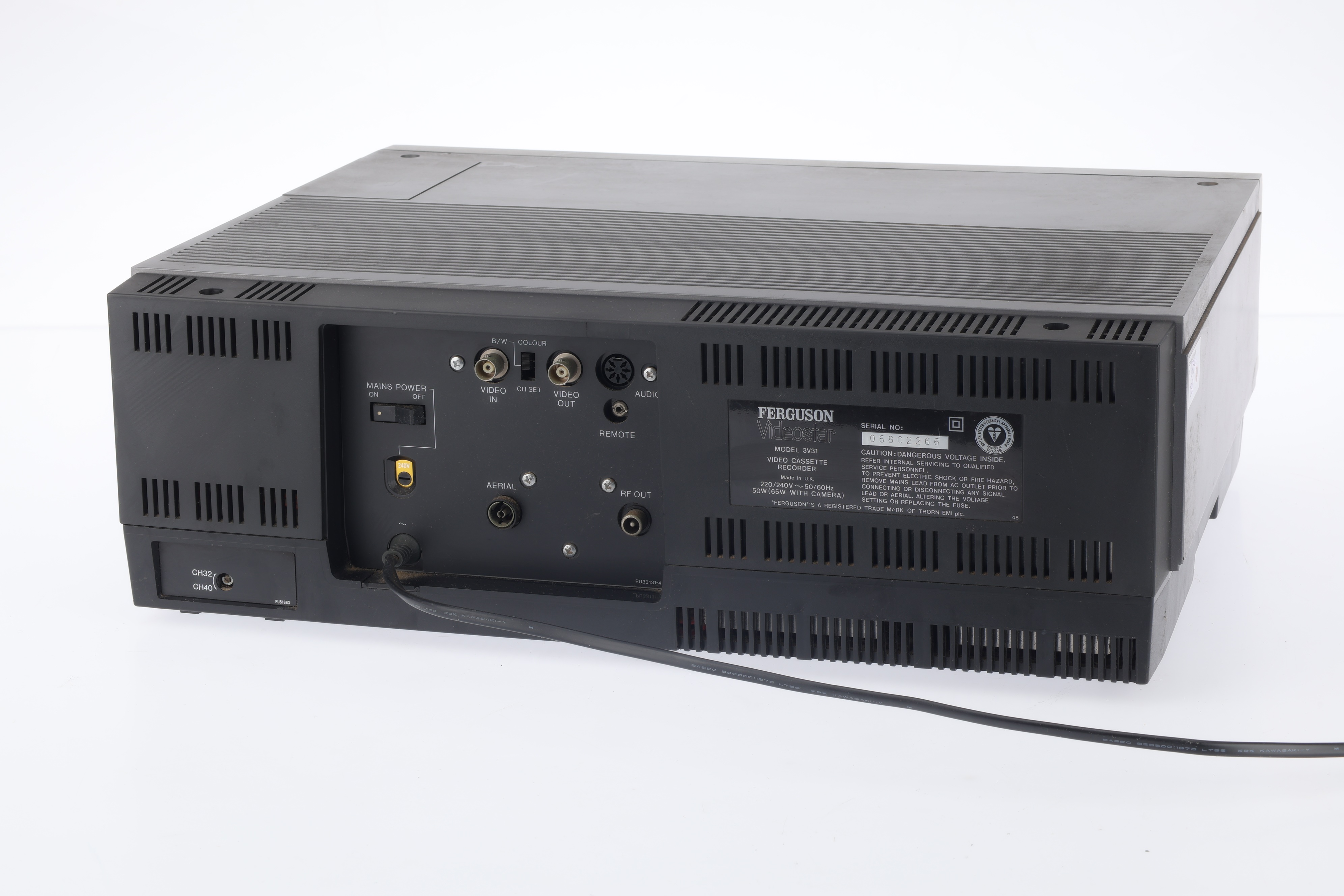 Lot 820 - A Ferguson Videostar Model 3V31 VHS Player