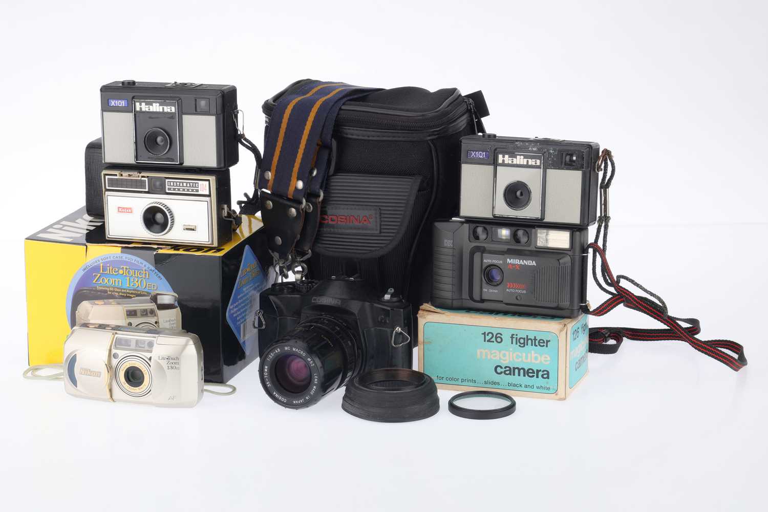 Lot 68 - A Mixed Selection of Cameras,