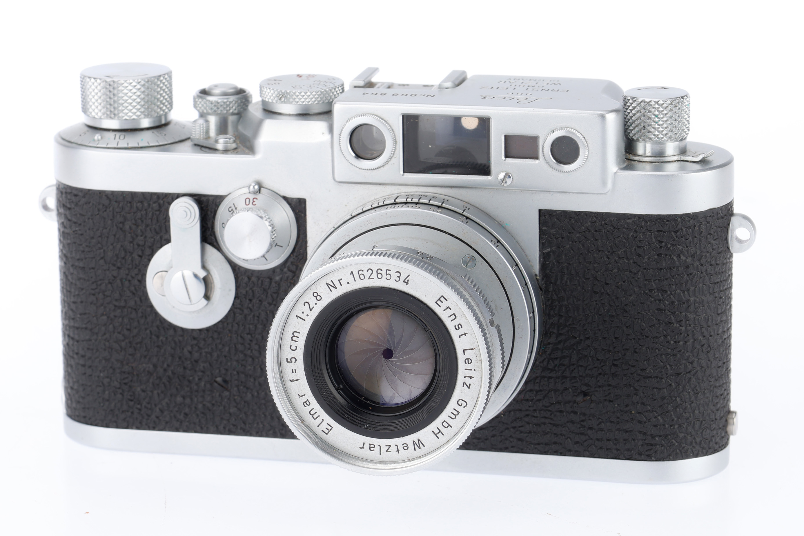 Lot 3 - A Leitz Wetzlar Leica IIIg Rangefinder Camera,