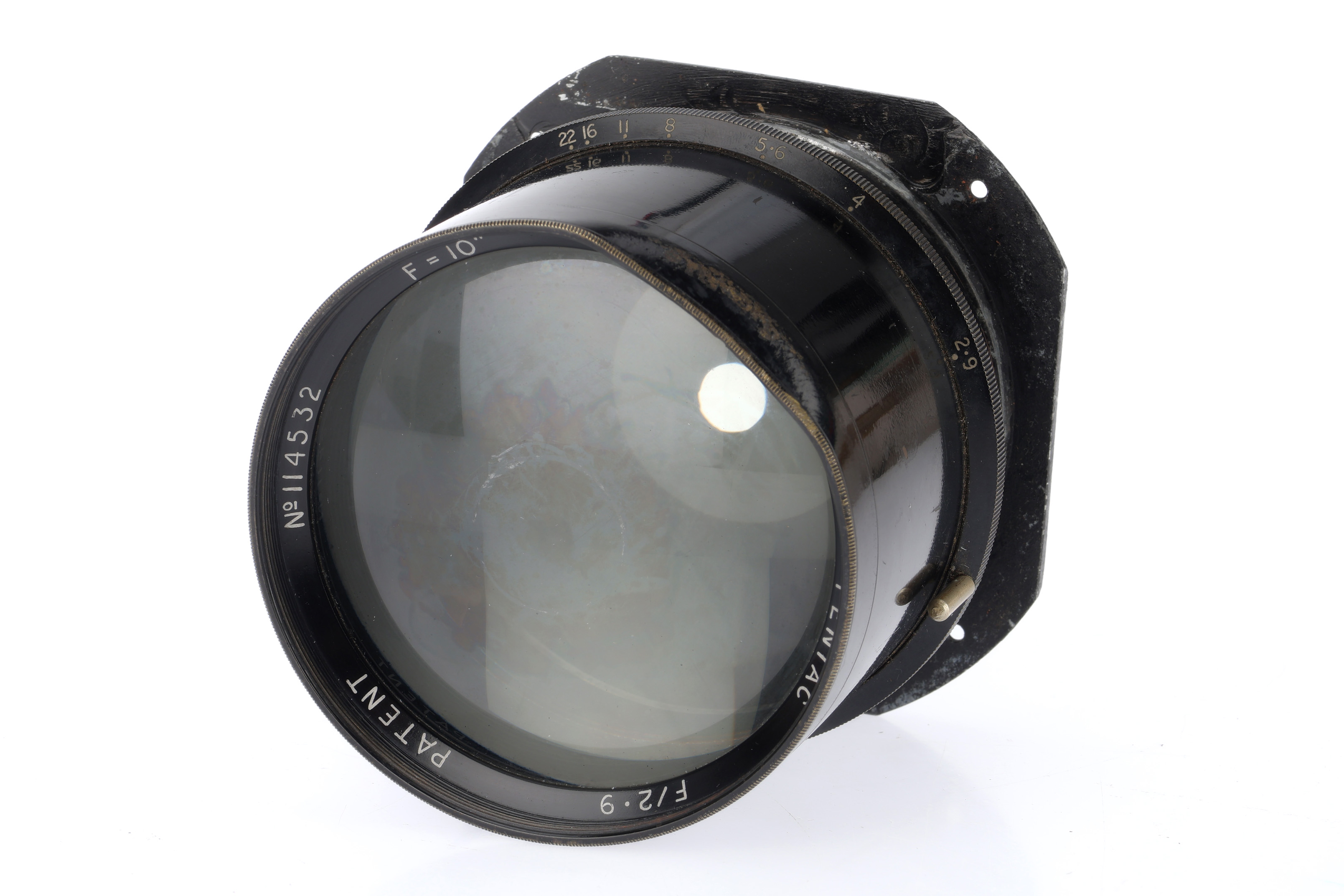 Lot 157 - A Dallmeyer Pentac f/2.9 10 inch Lens,