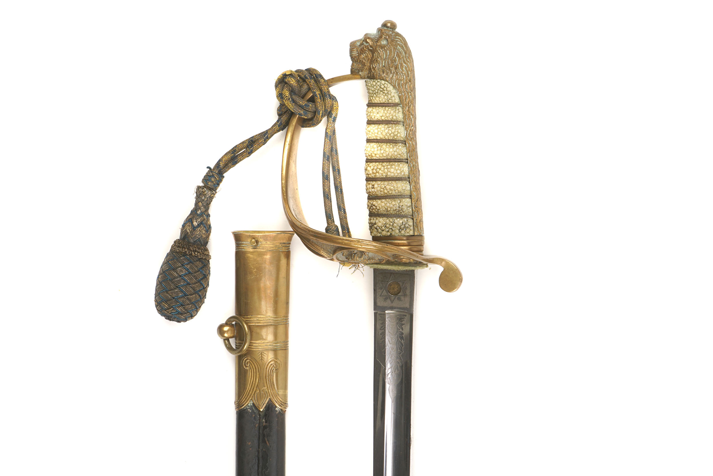 Lot 431 - British Naval Officers Pattern 1827 Sword,