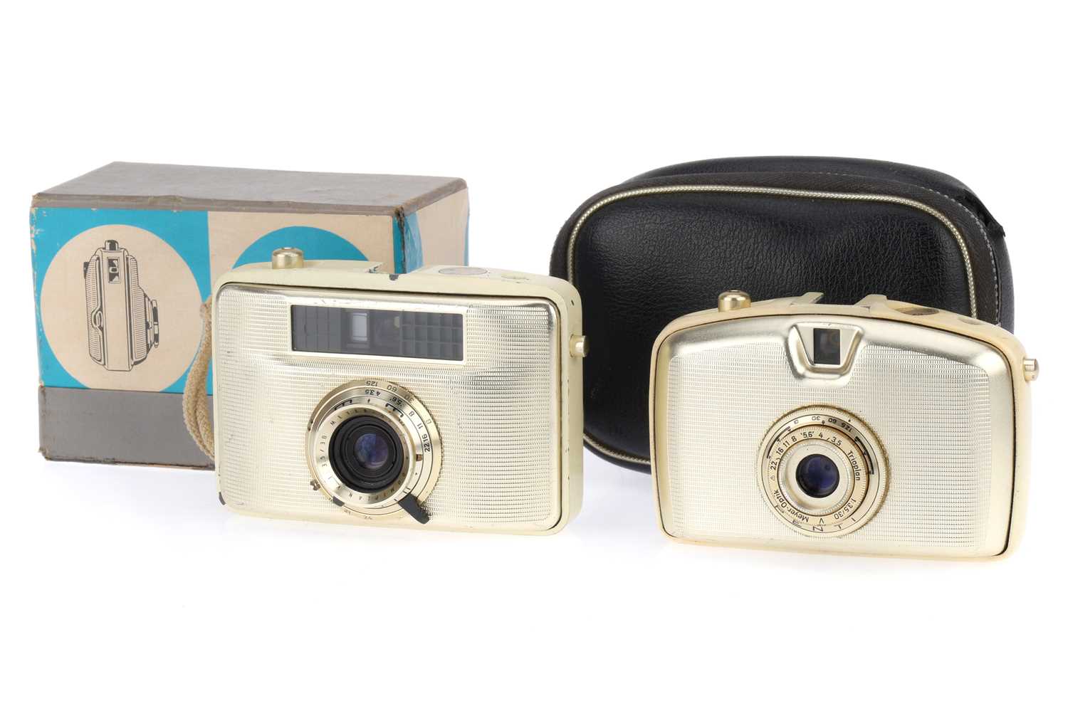 Lot 238 - A Pair of Penti Half Frame Cameras,
