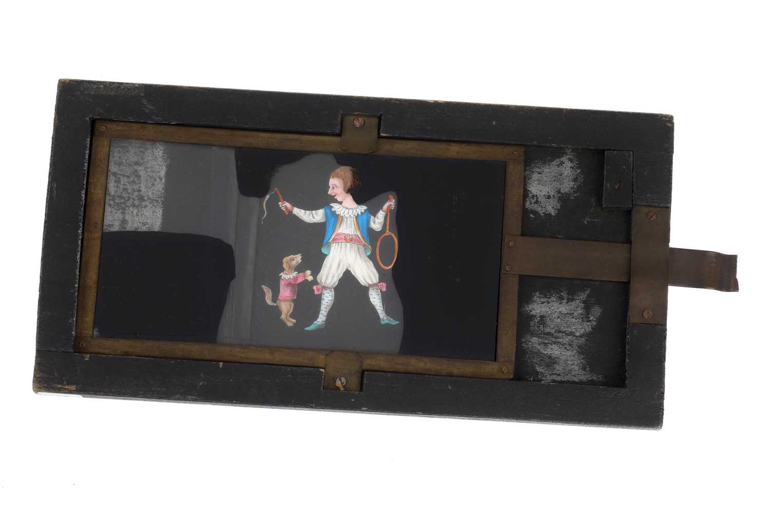 Lot 390 - French Panoramic Magic Lantern Slide,