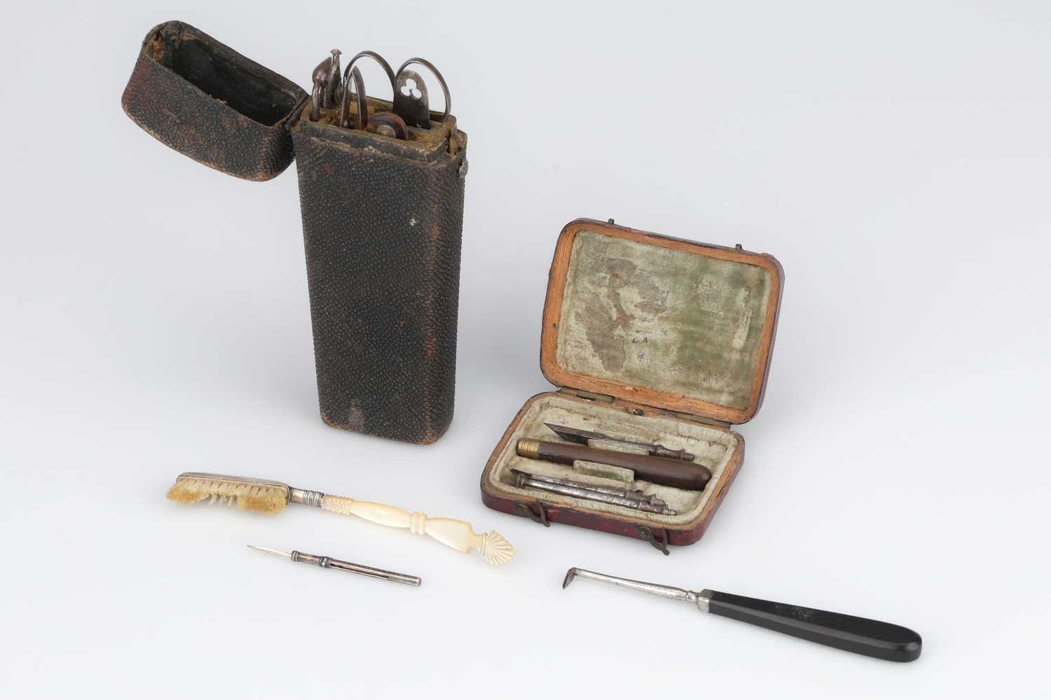 Lot 169 - Toilet Sets and Instruments,