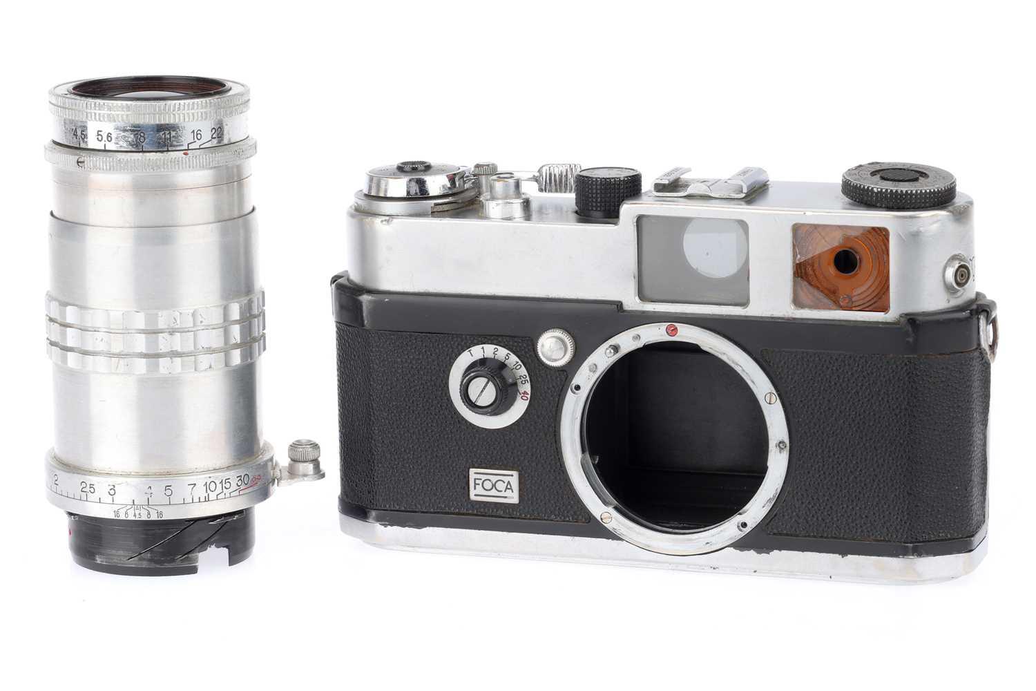 Lot 52 - An O.P.L. Foca URC Rangefinder Camera,