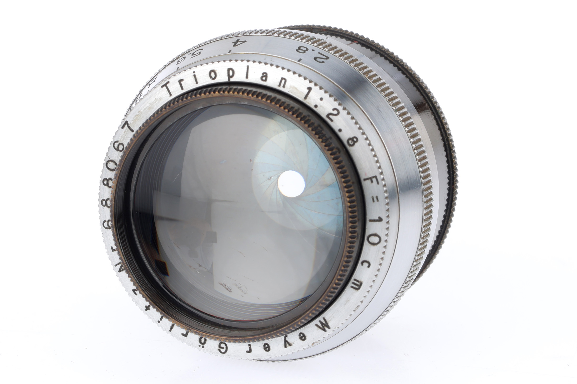 Lot 370 - A Meyer Goerlitz Trioplan f/2.8 10cm Lens,