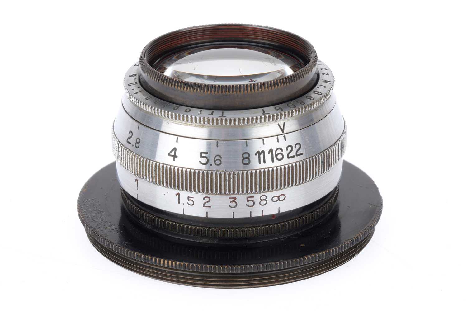 Lot 370 - A Meyer Goerlitz Trioplan f/2.8 10cm Lens,
