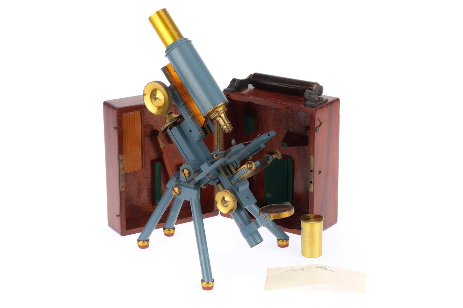 Lot 665 - A Swift Folding Microscope,
